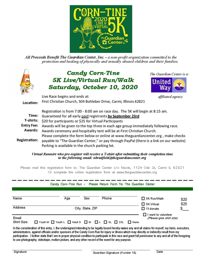 Annual Candy Corn (2020 Corn-Tine) Run Coming Up October 10th – WRUL-FM