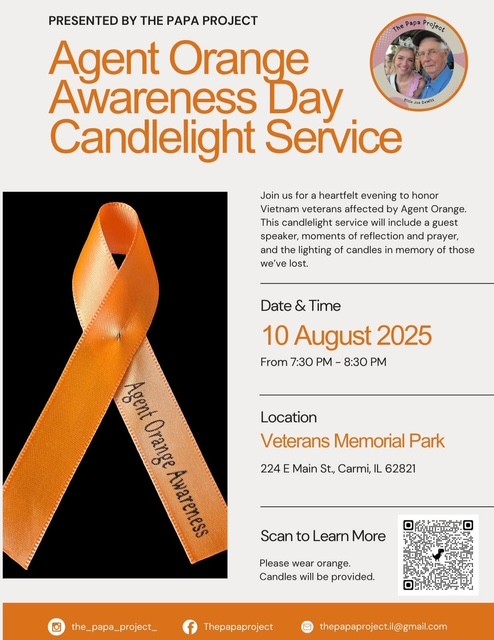 The Papa Project Presents Agent Orange Awareness Day Candelight Service ...